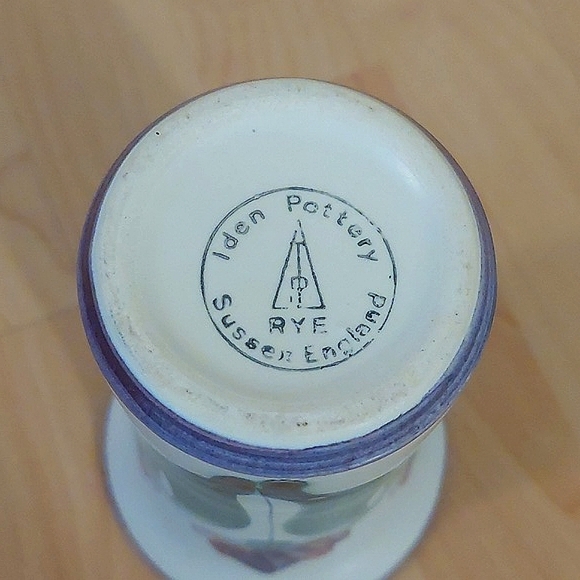 Iden Pottery | Accents | Iden Pottery Rye Sussex England Hp Art Nouveau ...